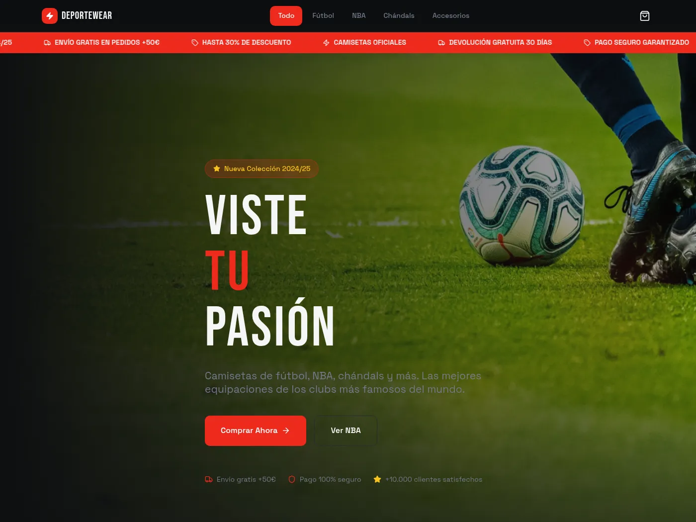 DeporteWear Shop