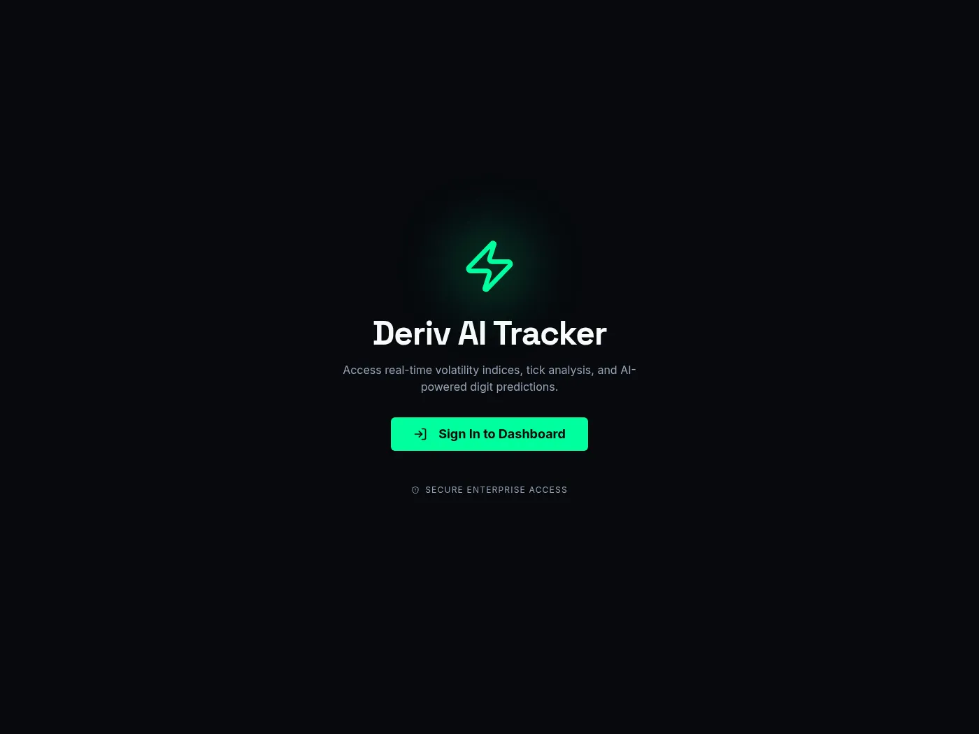 Deriv AI Volatility Tracker