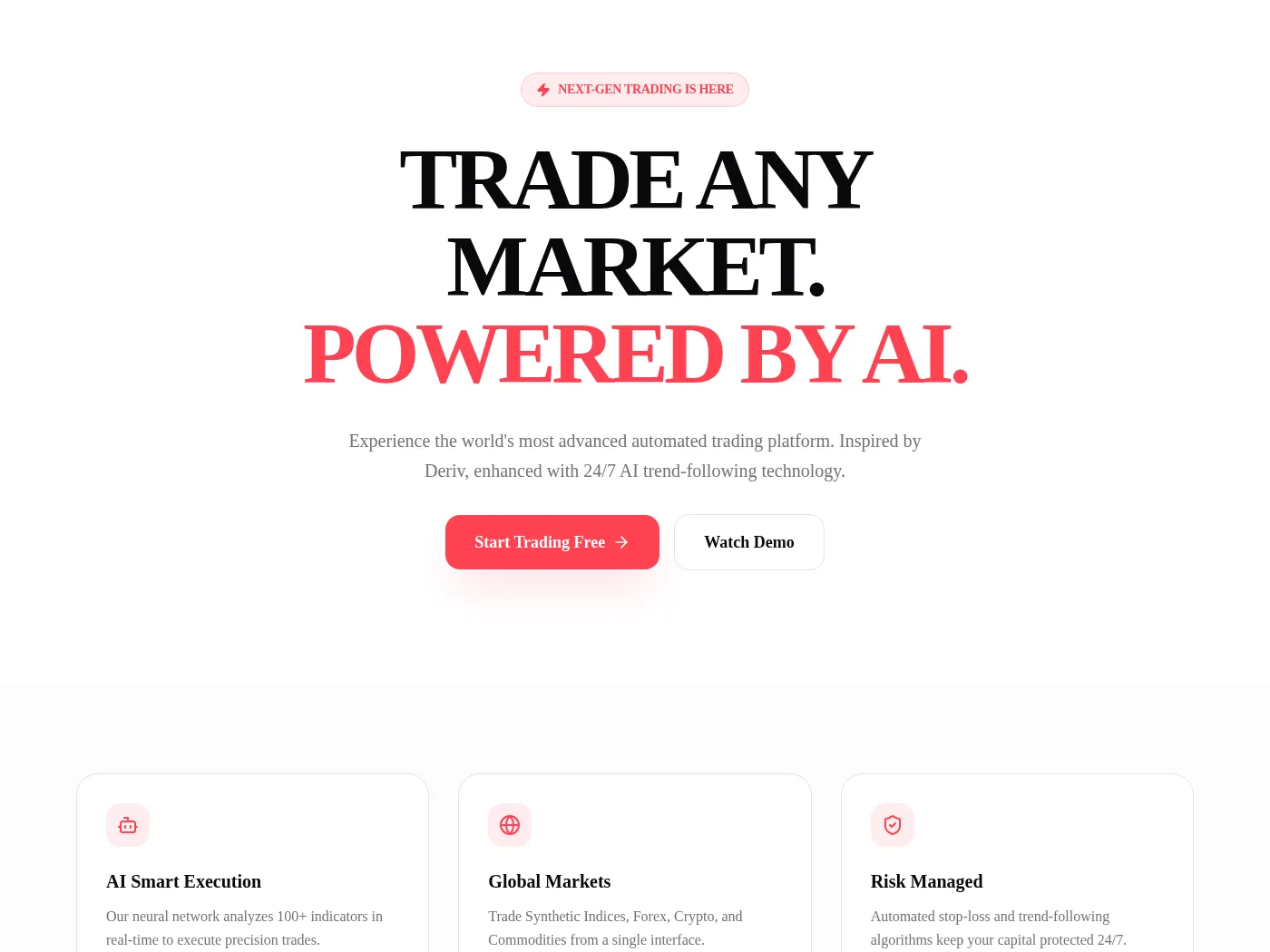 Deriv AI Trader