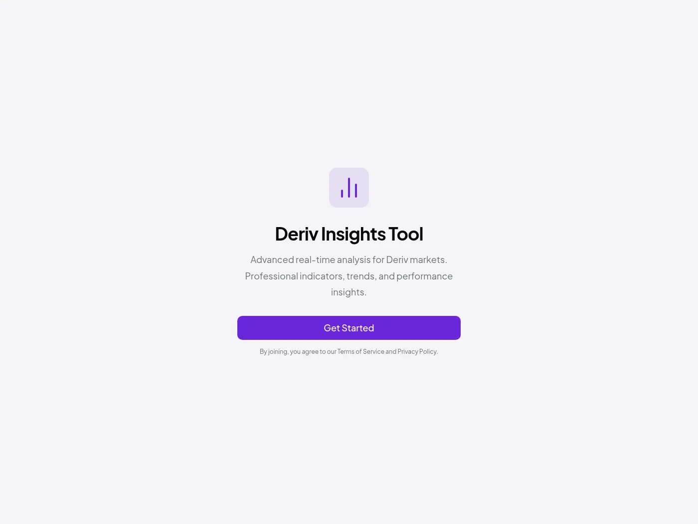 Deriv Insights Tool