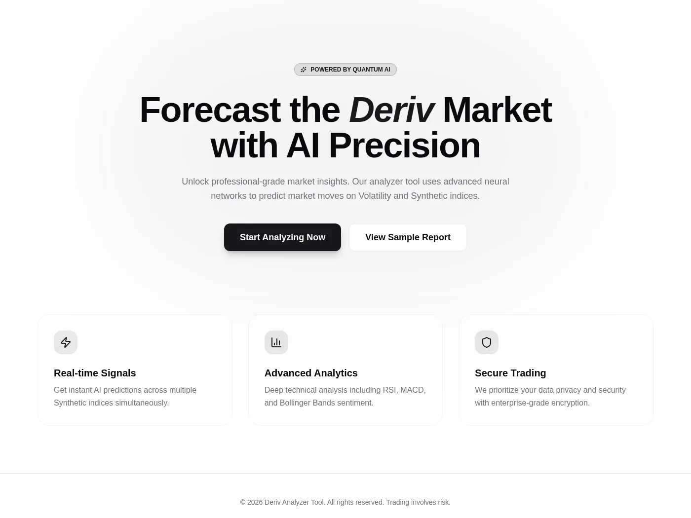 Deriv Analyzer Tool