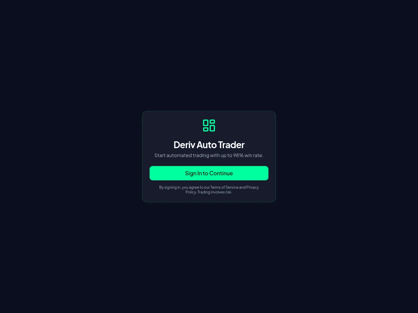 Deriv Auto Trader