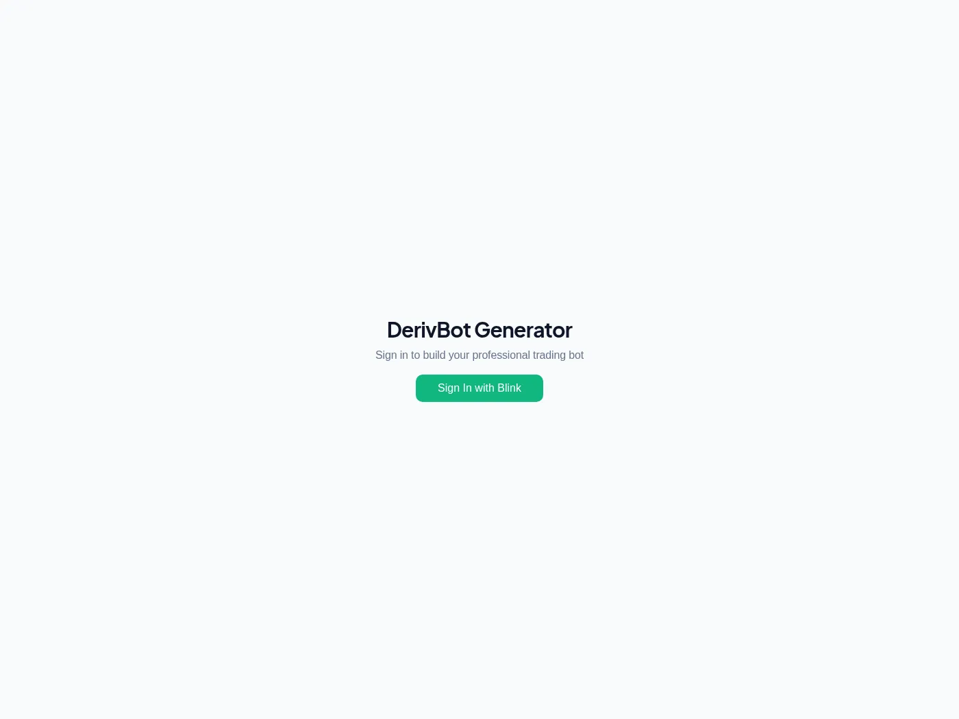 DerivBot Generator