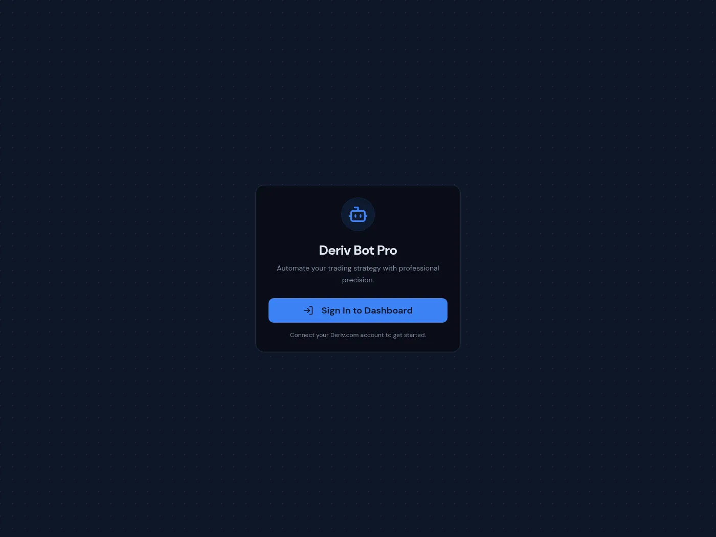 Deriv Bot Pro