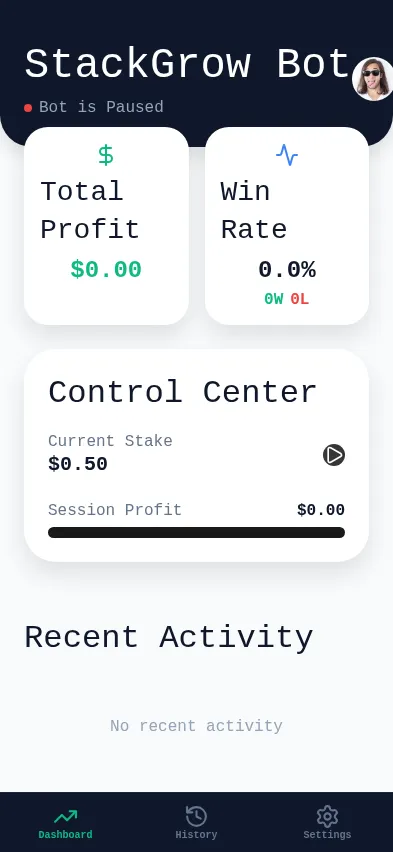 StackGrow Deriv Bot