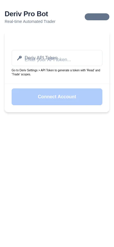 Deriv Pro Bot Trader