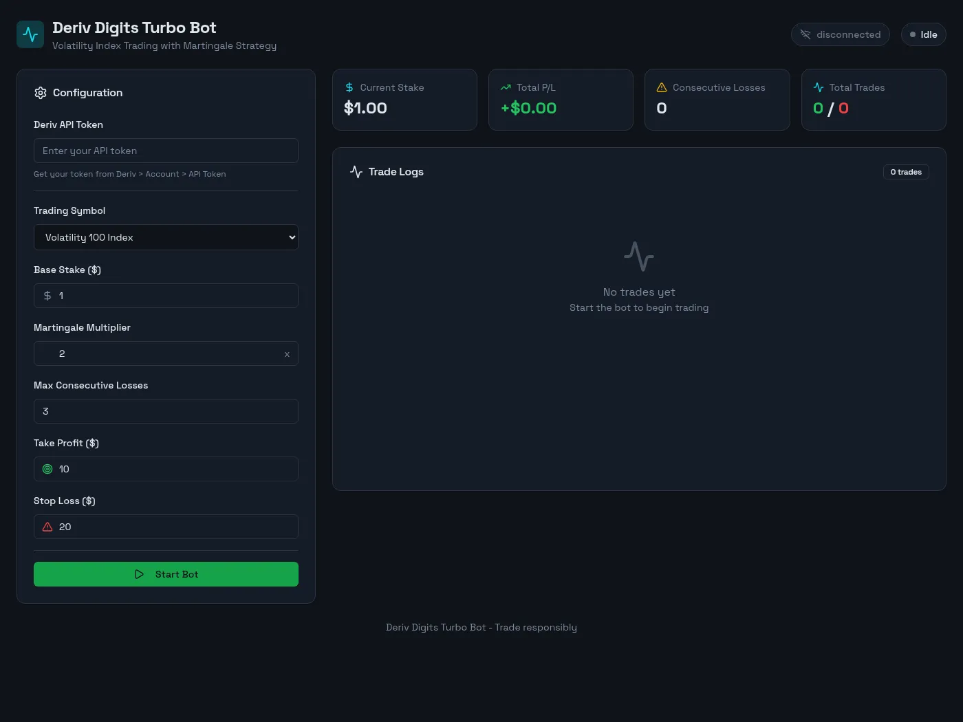 Deriv Digits Turbo Bot