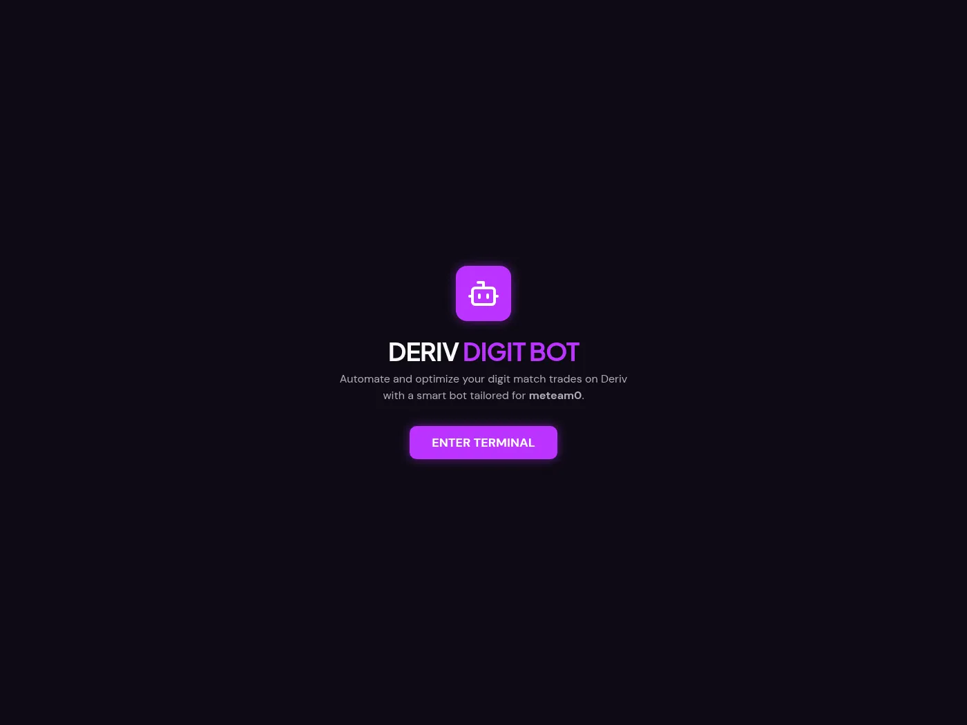 Deriv Digit Bot