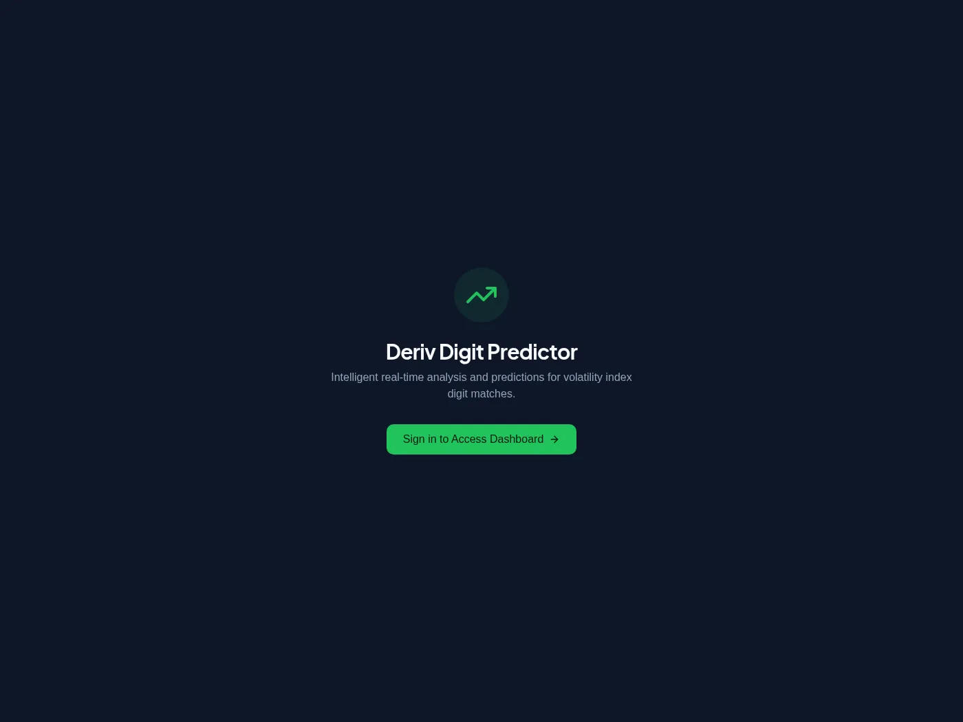 Deriv Digit Predictor