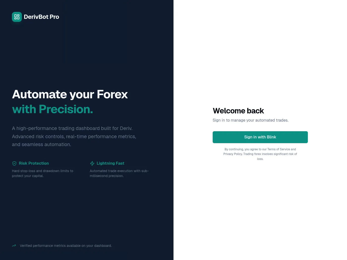Deriv Forex Bot Pro