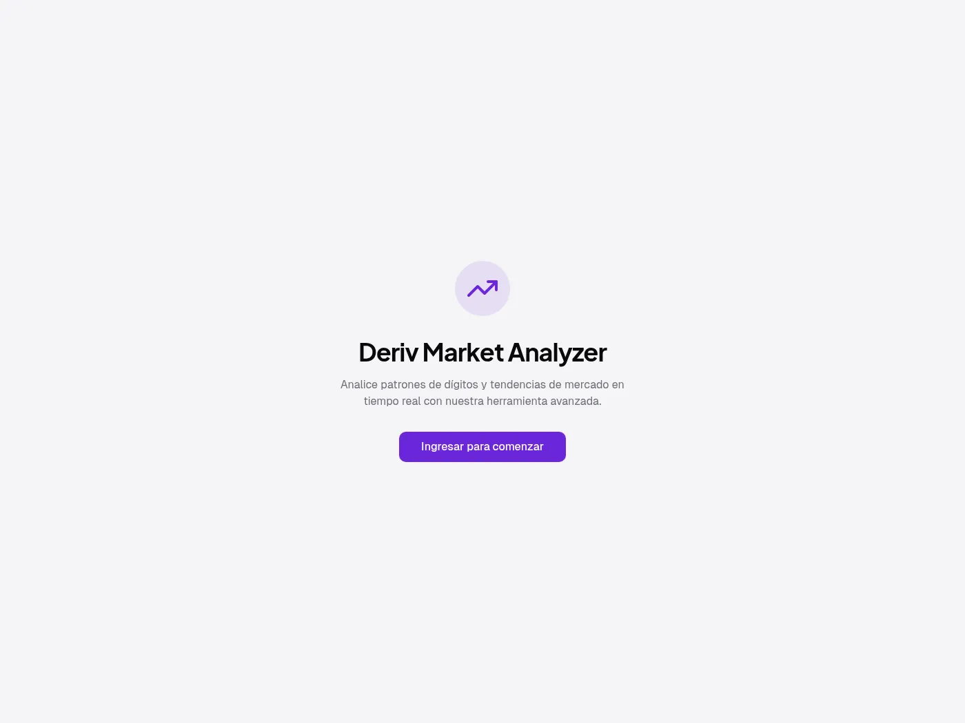 Deriv Market Analyzer