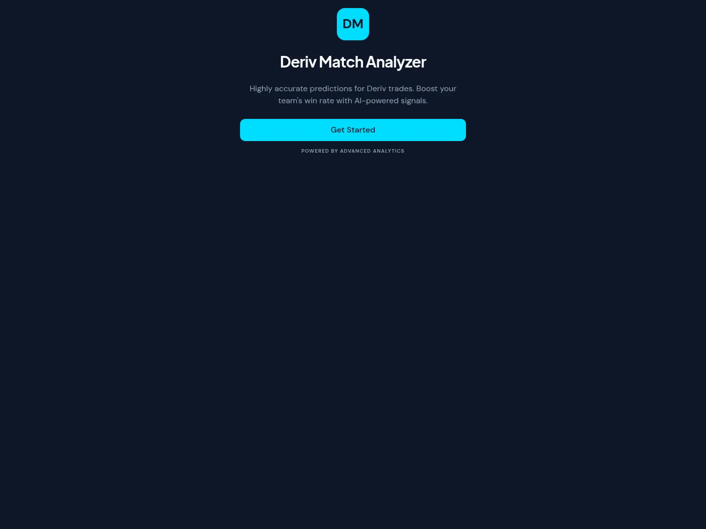 Deriv Match Analyzer