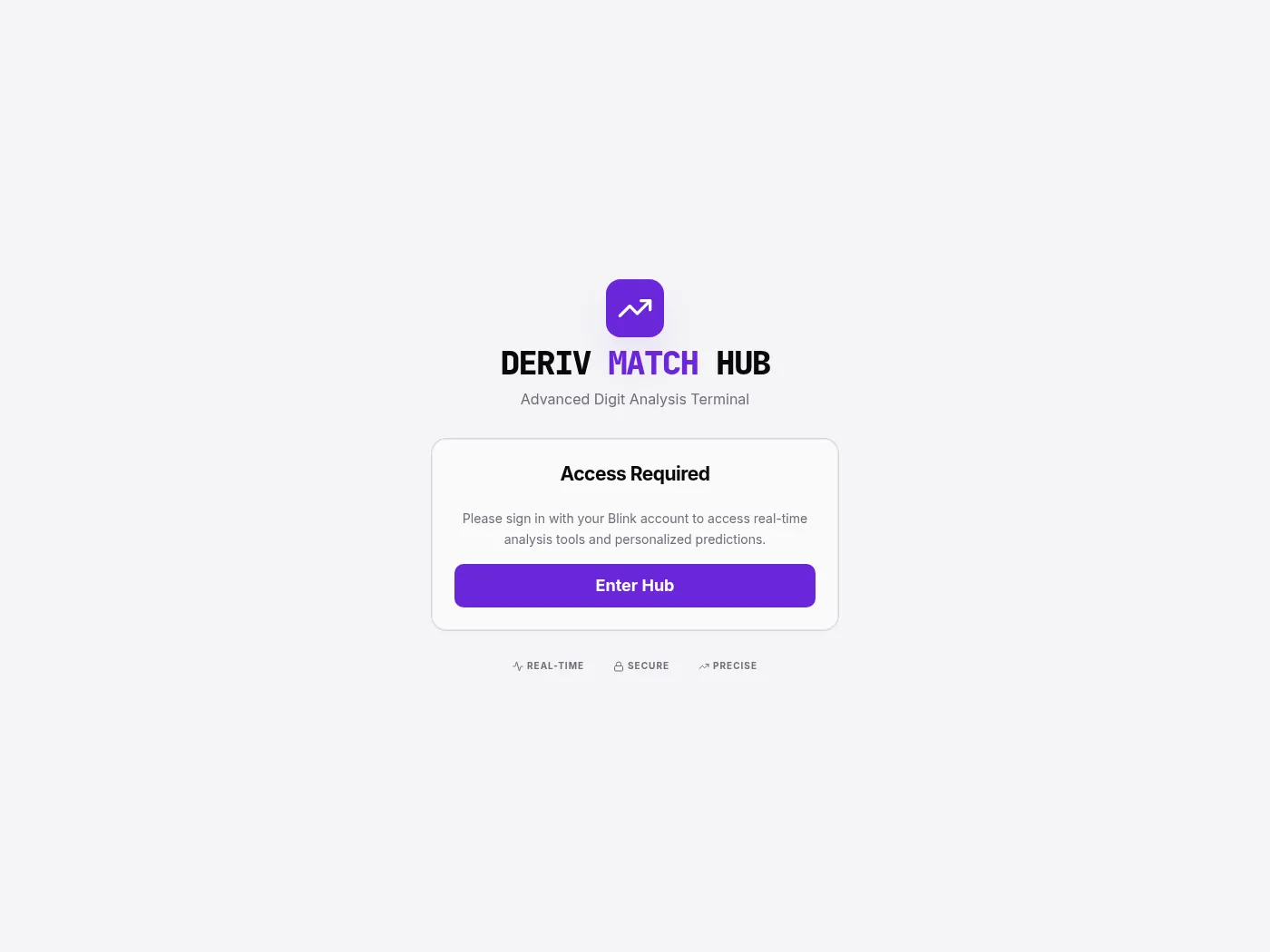 Deriv Match Trading Hub