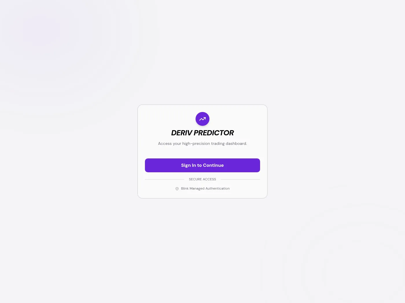 Deriv Match Predictor