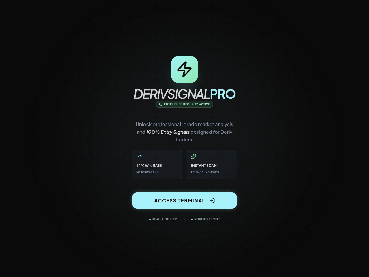 Deriv Signal Bot Pro