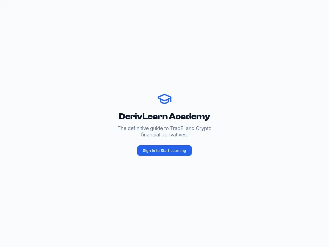 DerivLearn Academy