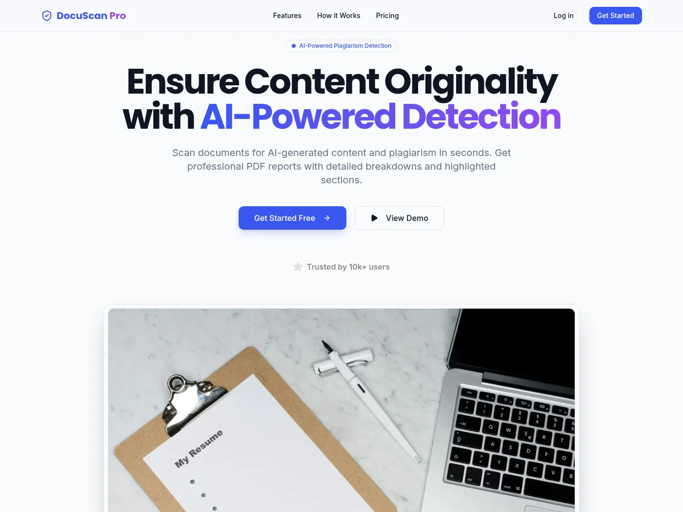 Description-Based Website