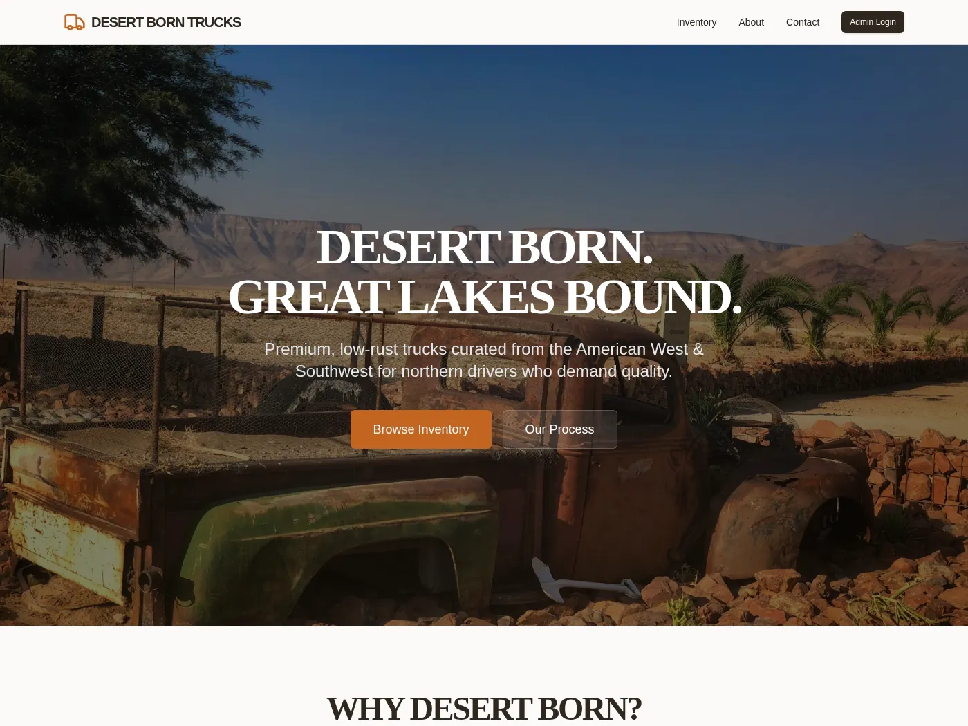 Desert Born Trucks