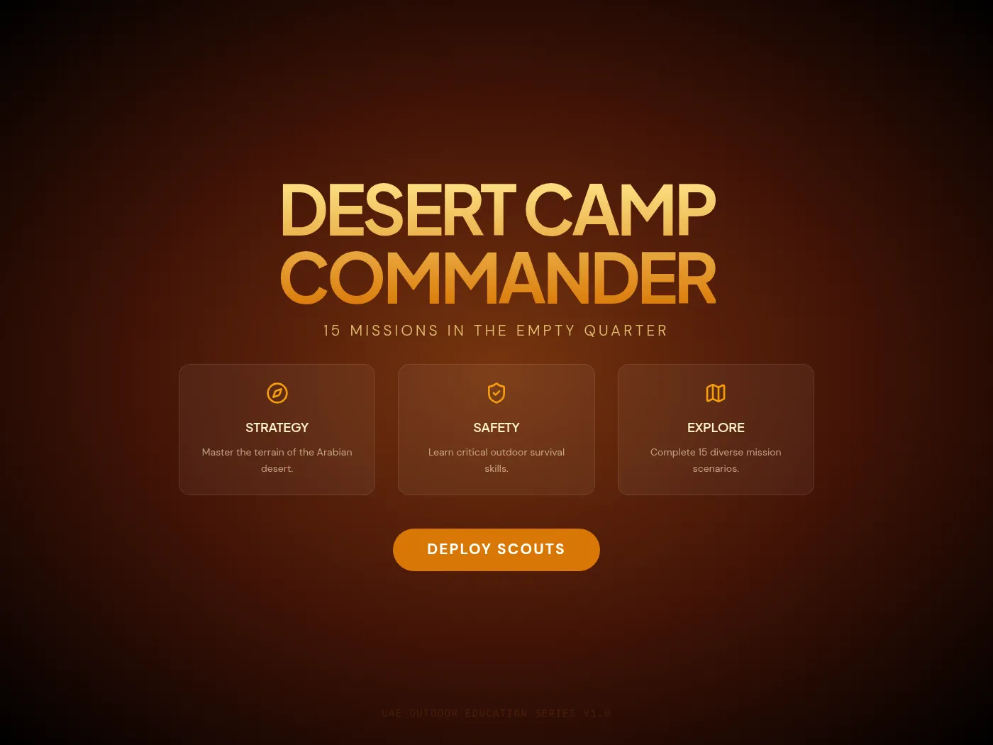 Desert Camp Commander