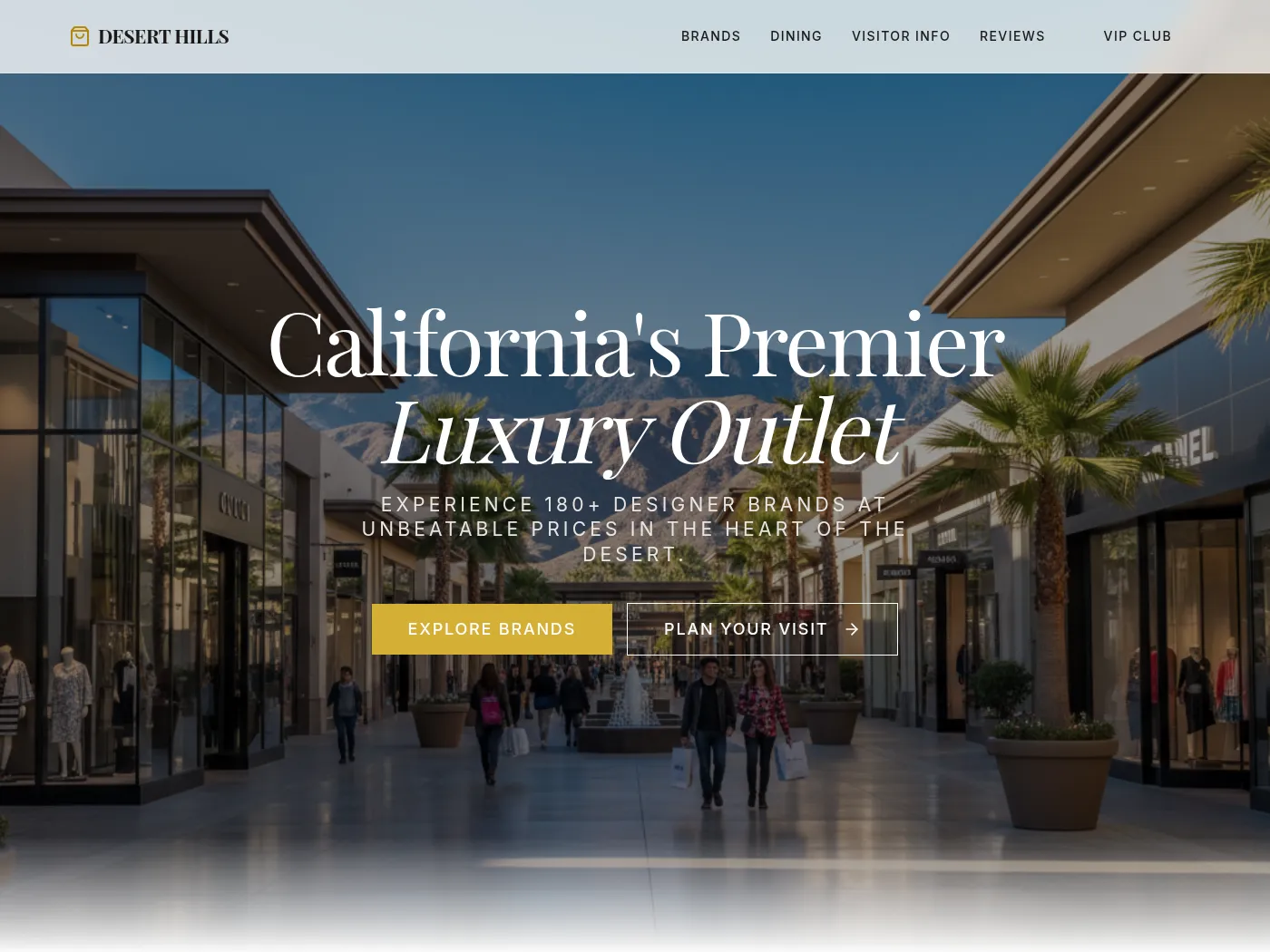 Desert Hills Outlet Site