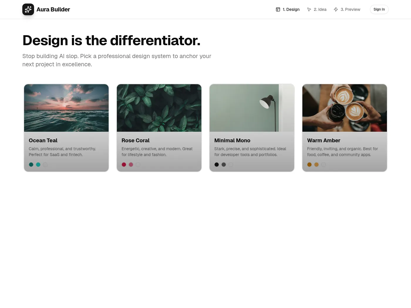Design-First AI Generator