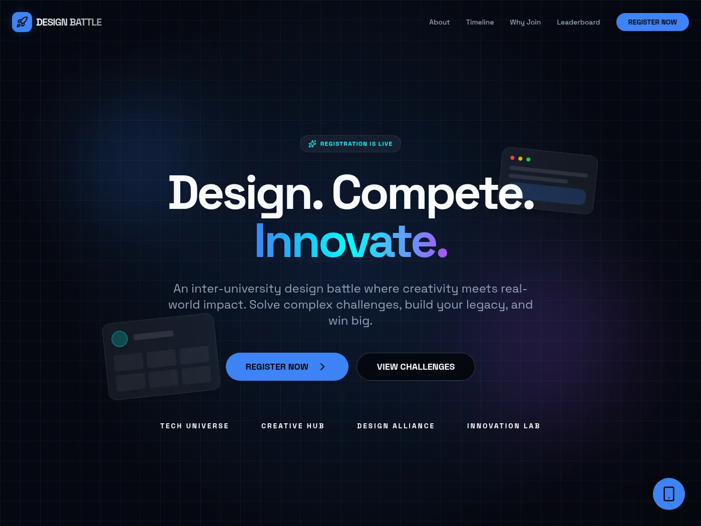 Design Battle Landing Page