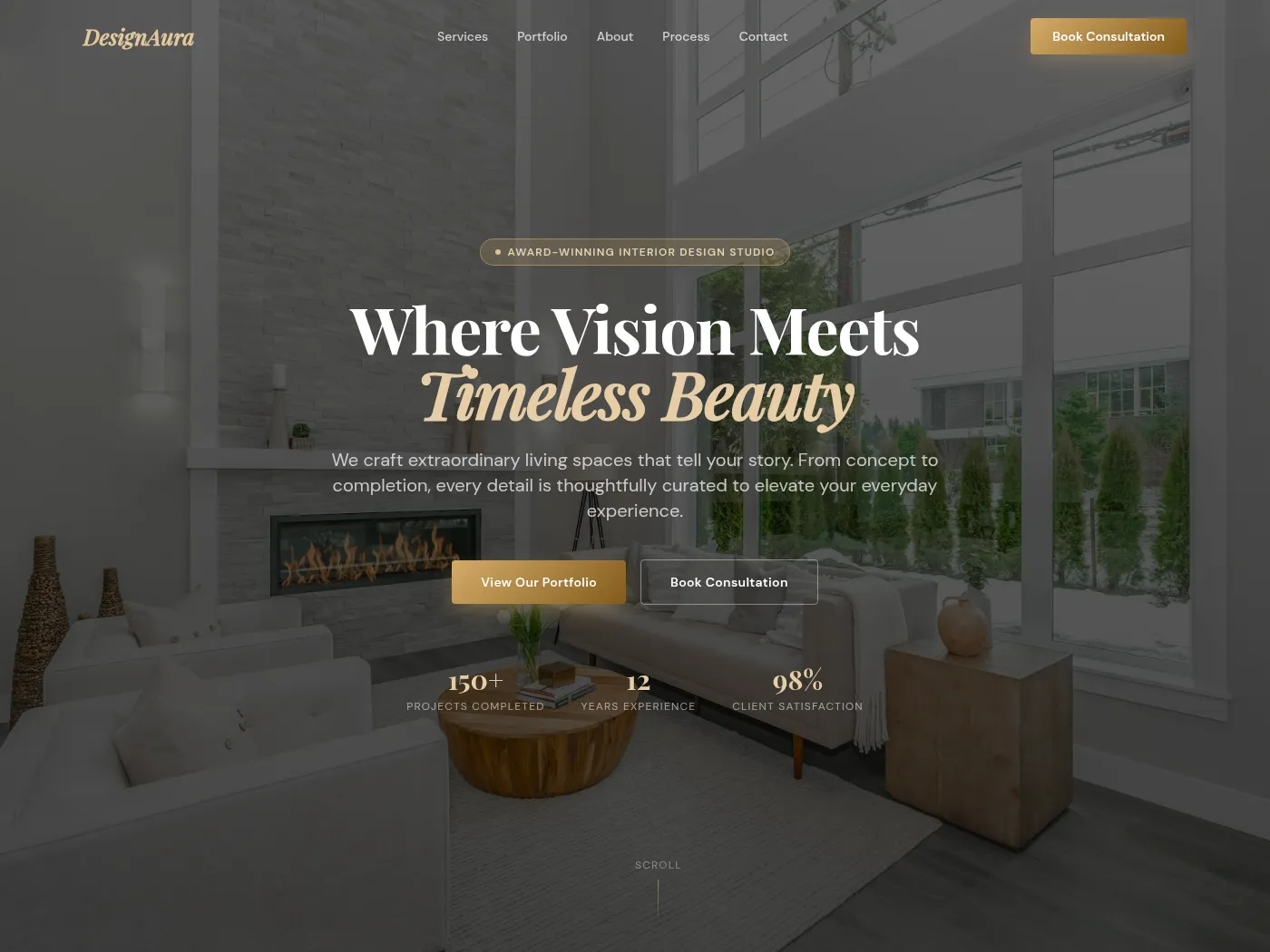 DesignAura Landing Page