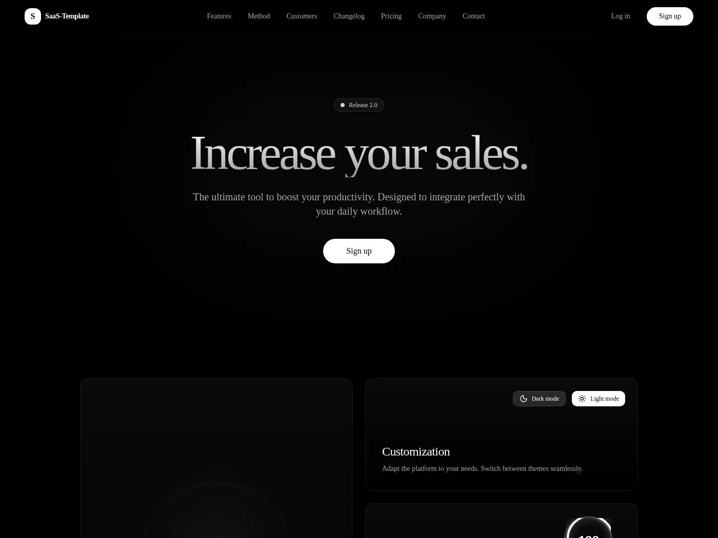Design-Inspired Landing Page