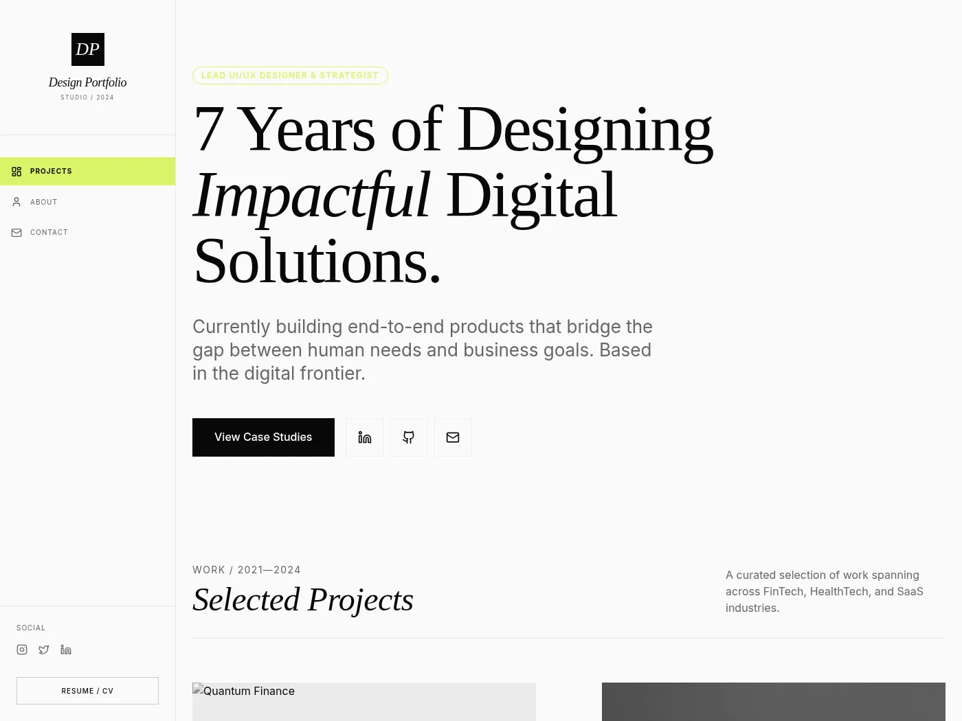 Design Portfolio Hub
