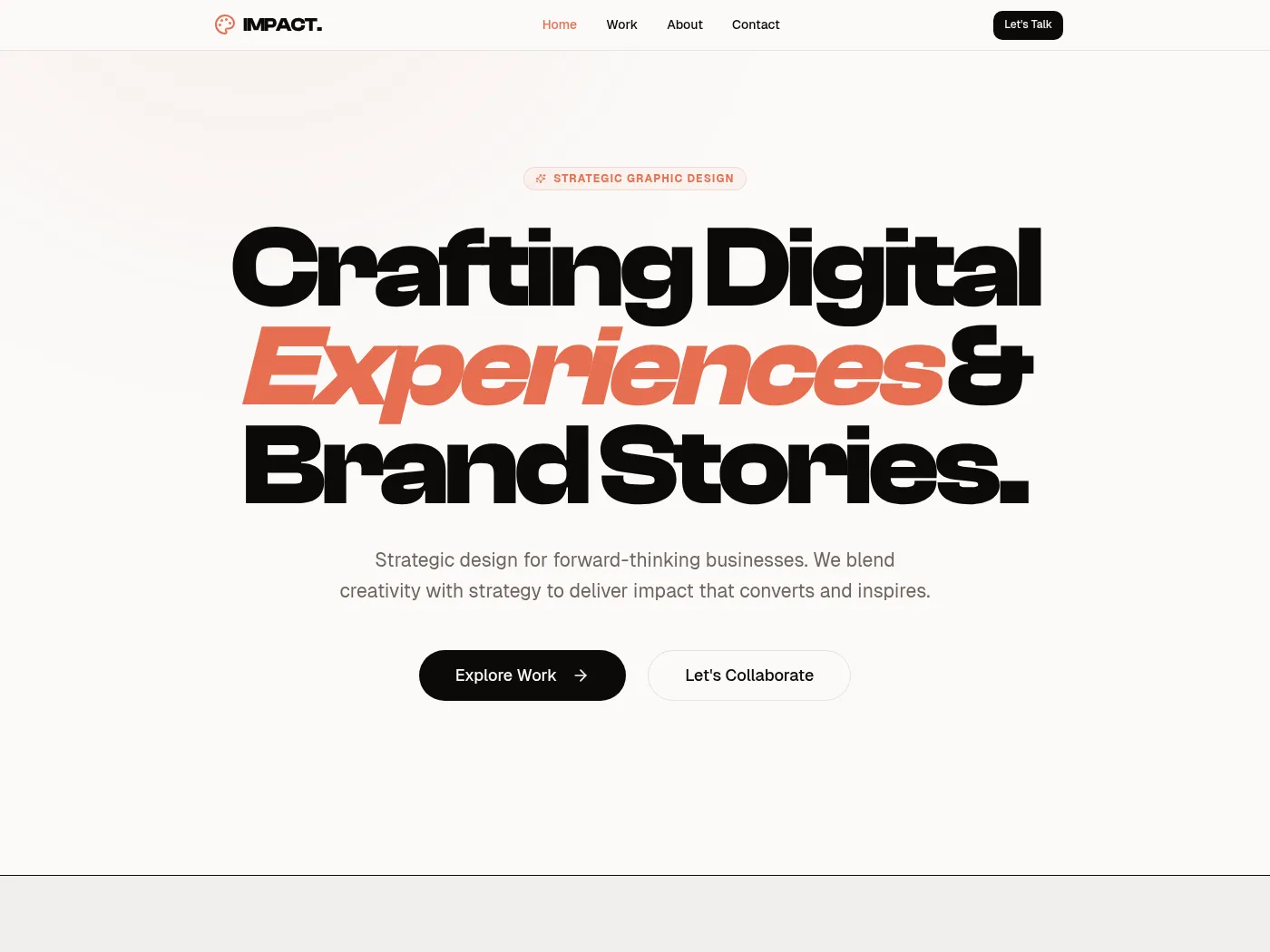 Portfolio Impact Site