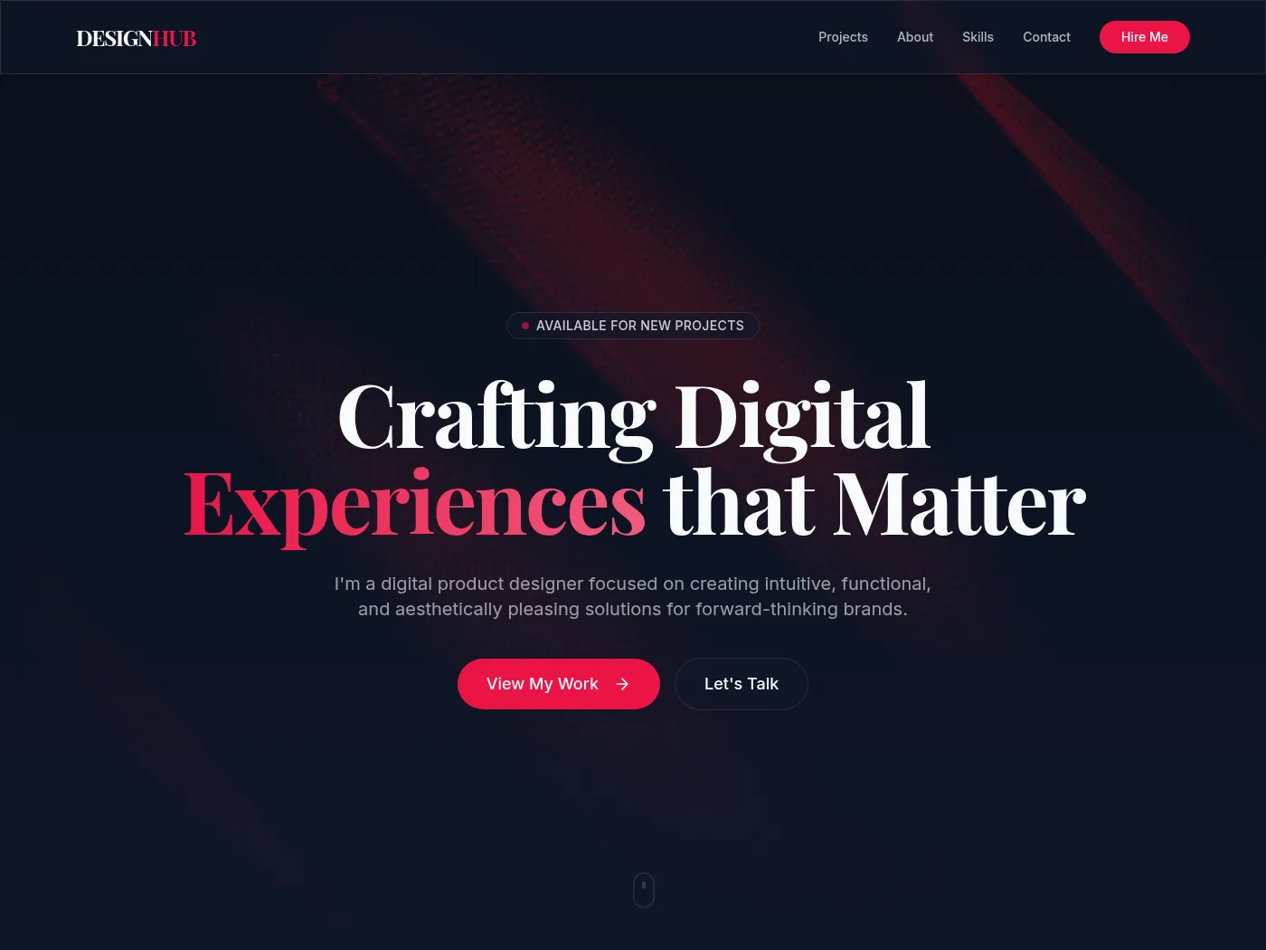 Design Portfolio Hub