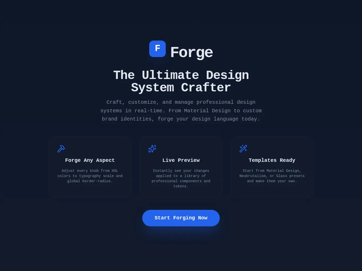 Design System Forge