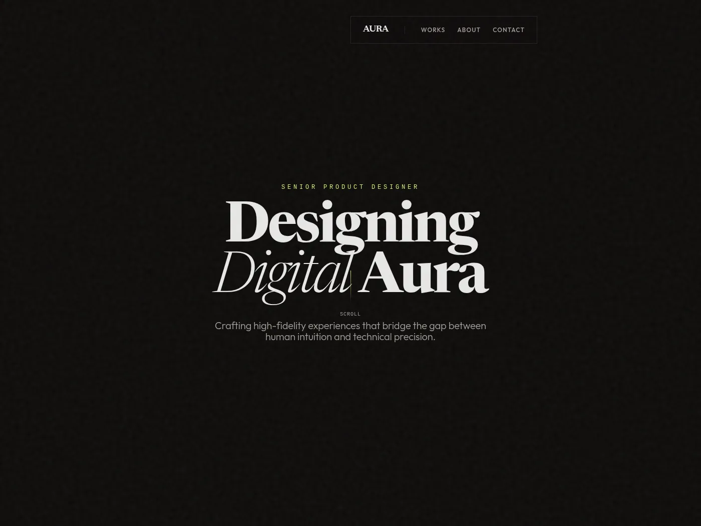 Next-Gen Designer Portfolio