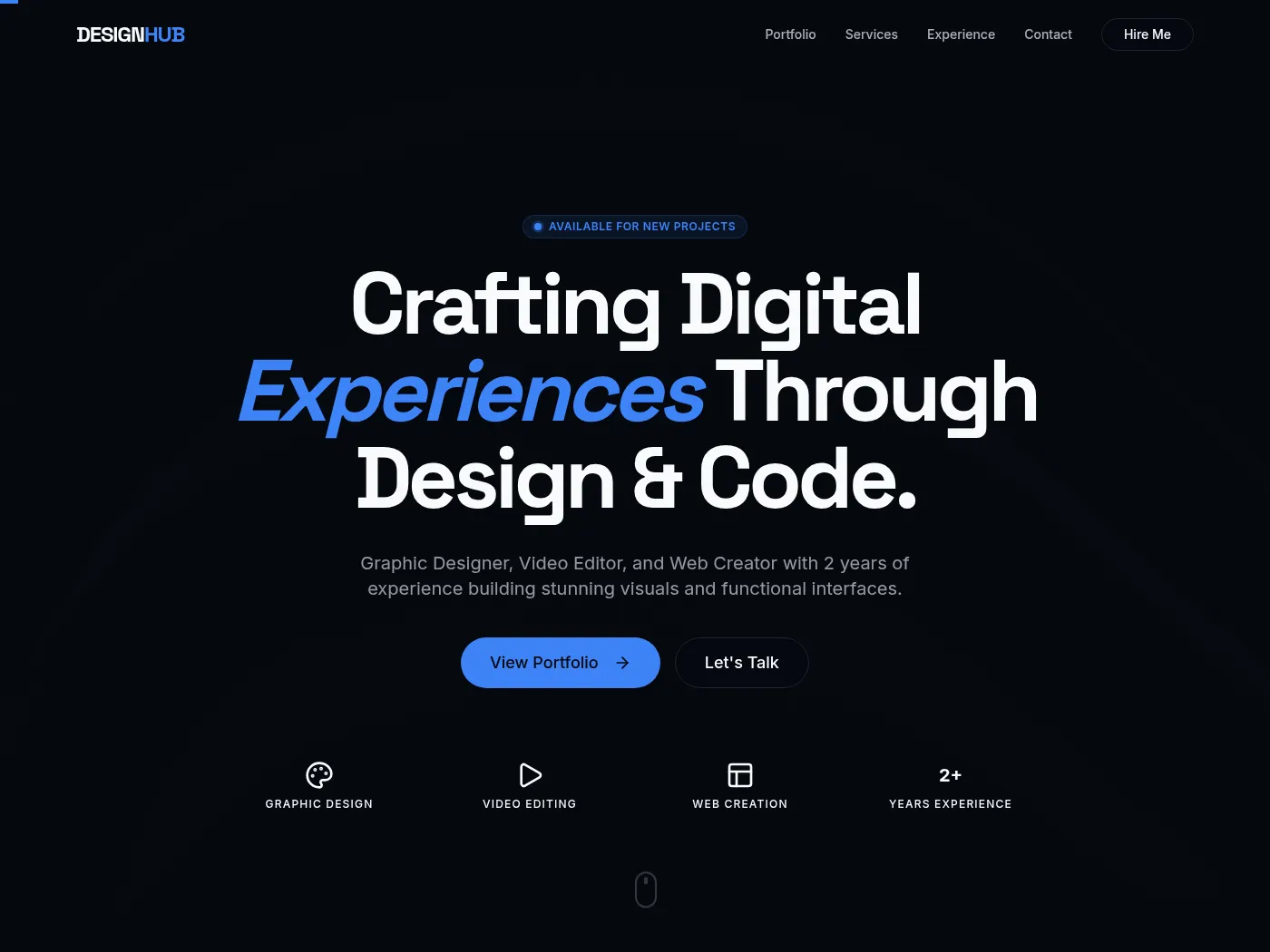 Designer Portfolio Hub