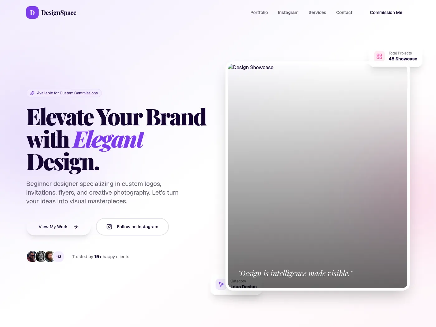 Designer Showcase Portfolio