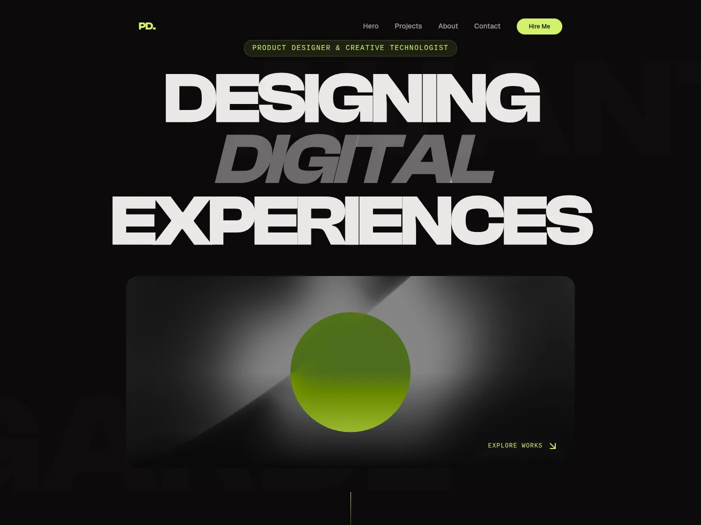 Design Portfolio Site