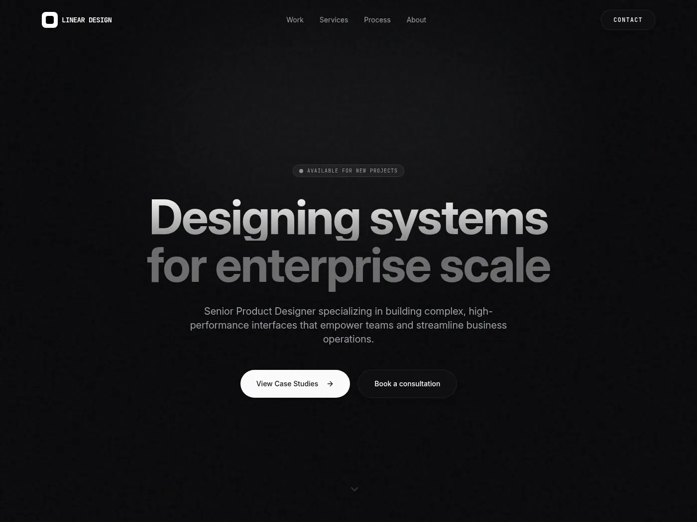 Linear Designer Portfolio