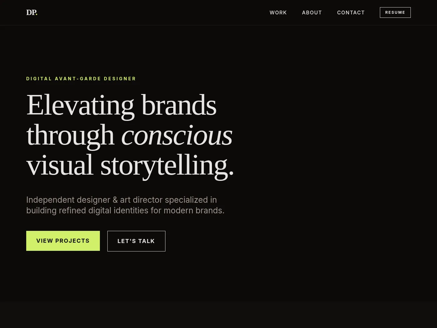 Designer Portfolio Pro