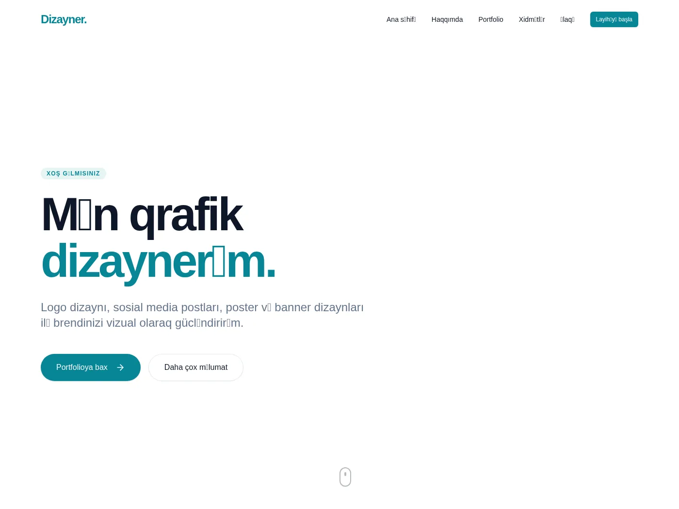 Minimalist Design Portfolio