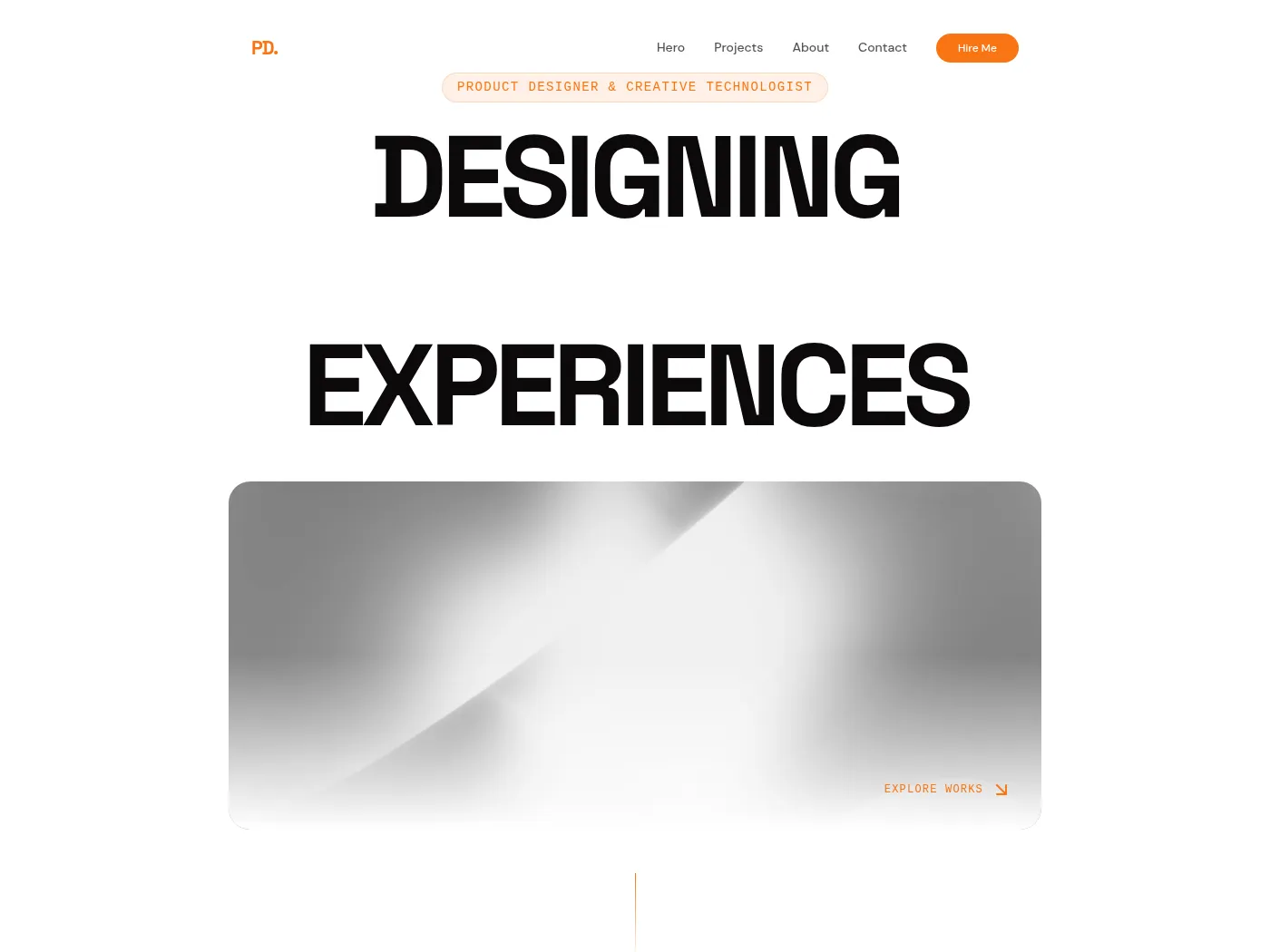 Modern Designer Portfolio