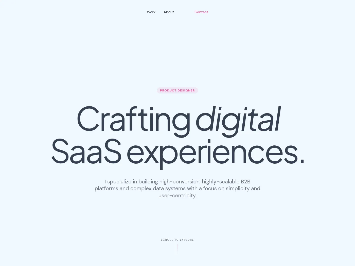 Product Designer Portfolio