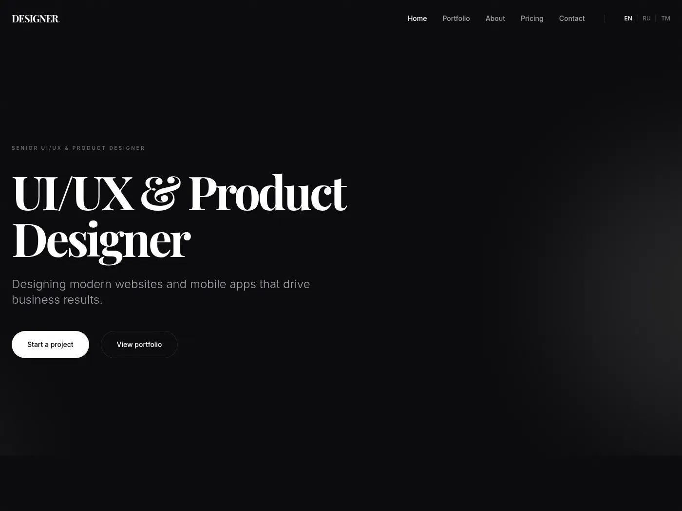 Trilingual Designer Portfolio