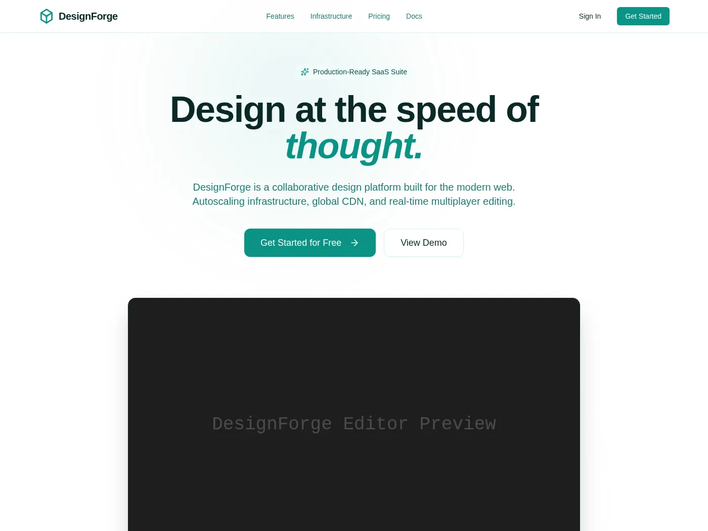 DesignForge SaaS Suite