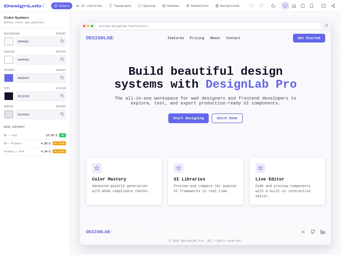 DesignLab Pro Playground