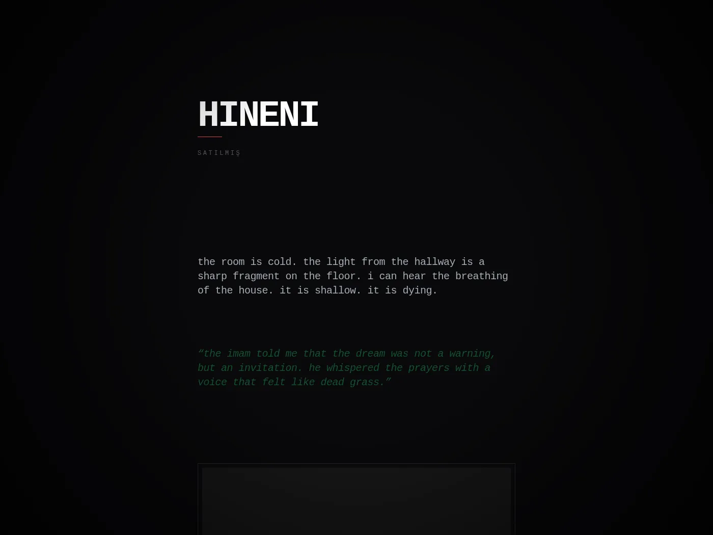 HINENI-SATILMIŞ