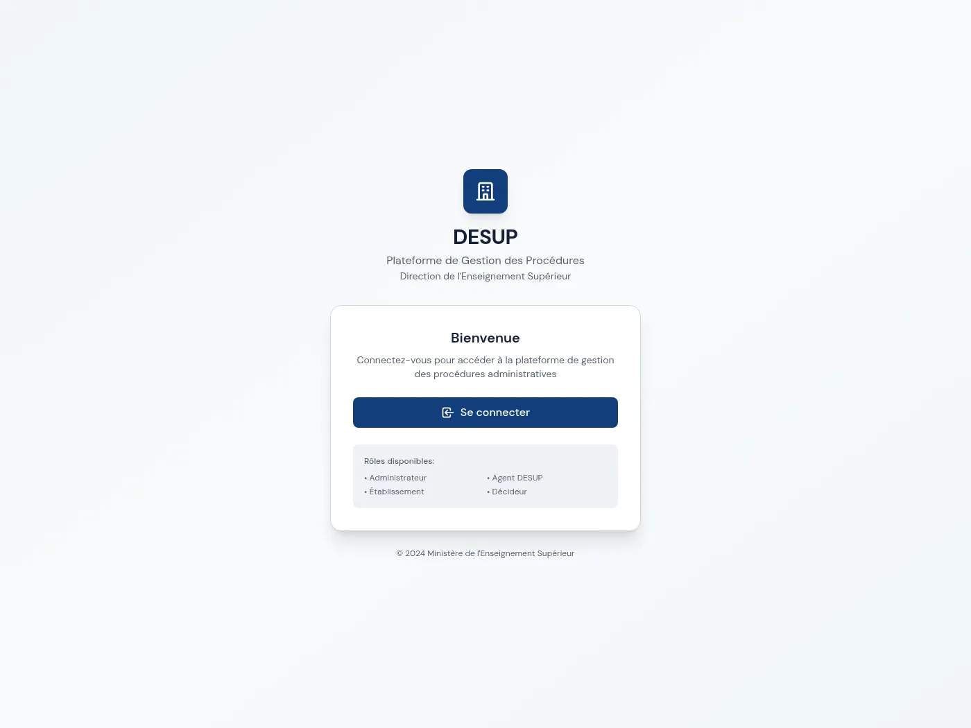 DESUP Procedure Manager