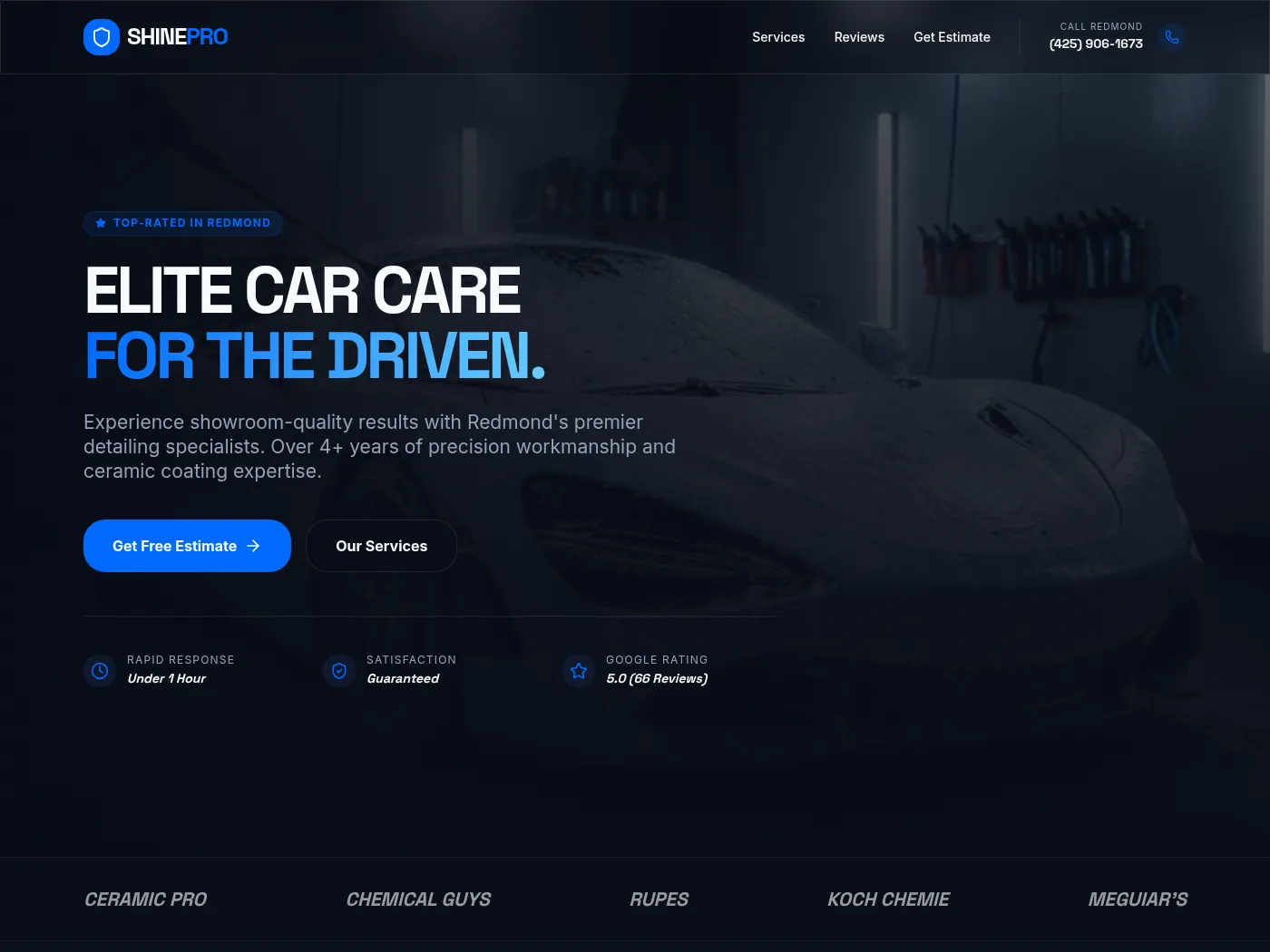 ShinePro Detailing Website