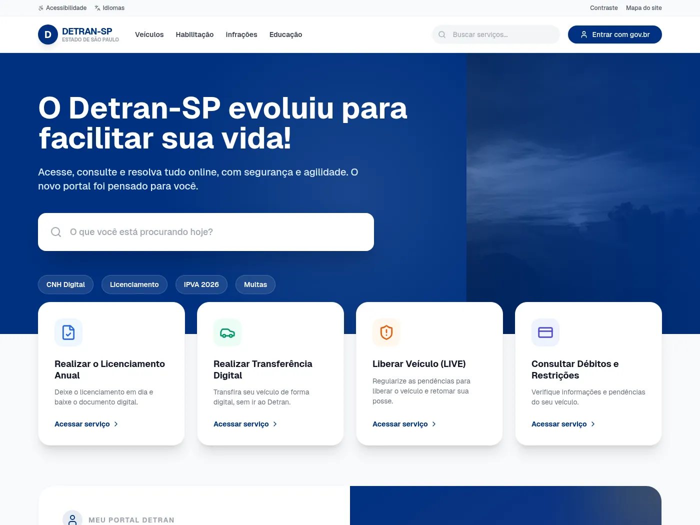 DETRAN-SP Web Clone
