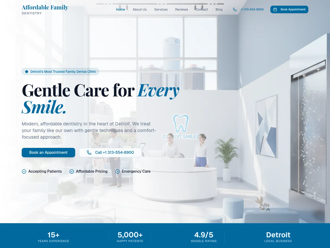 Detroit Dental Clinic Site