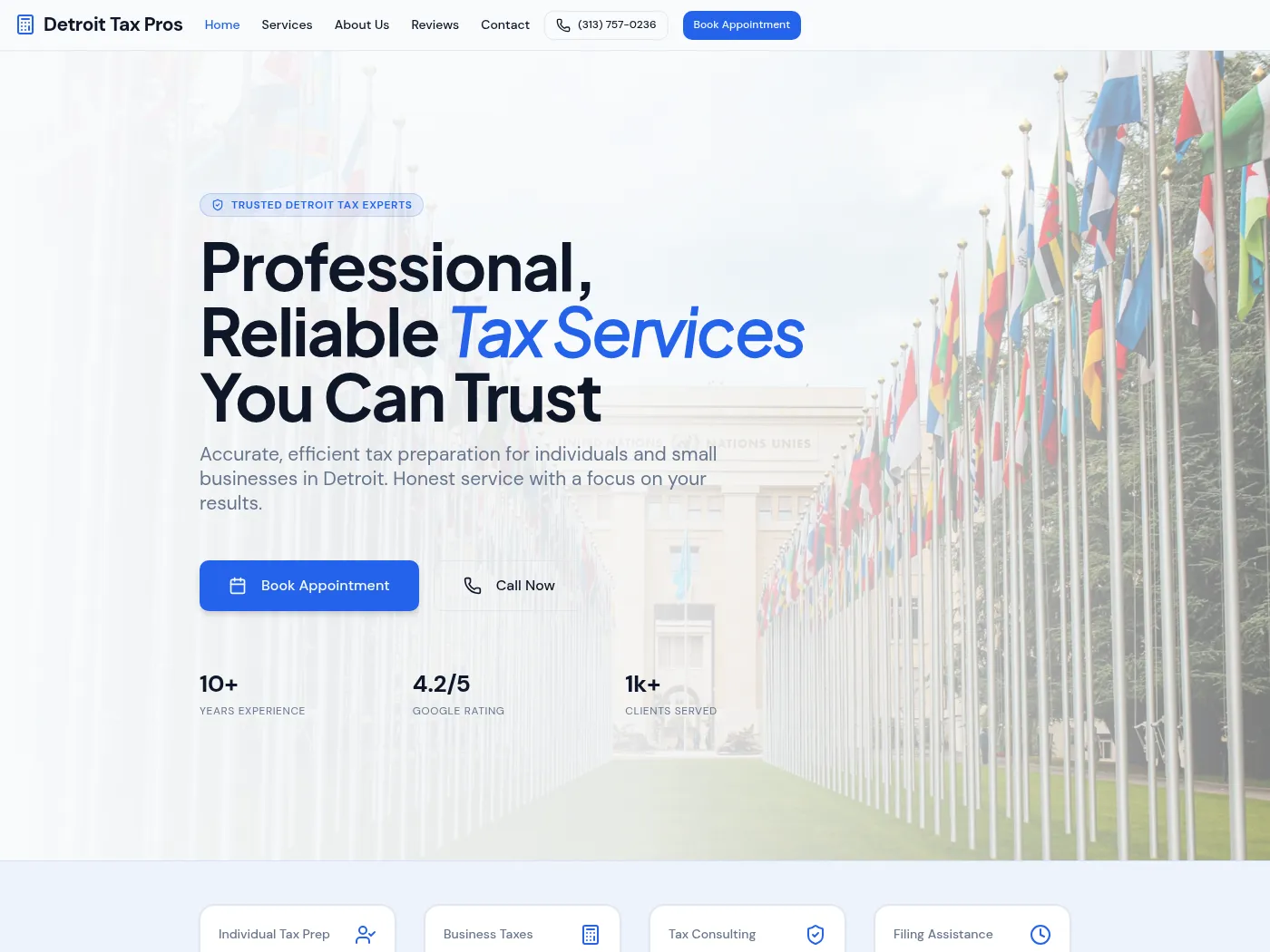 Detroit Tax Pros Website